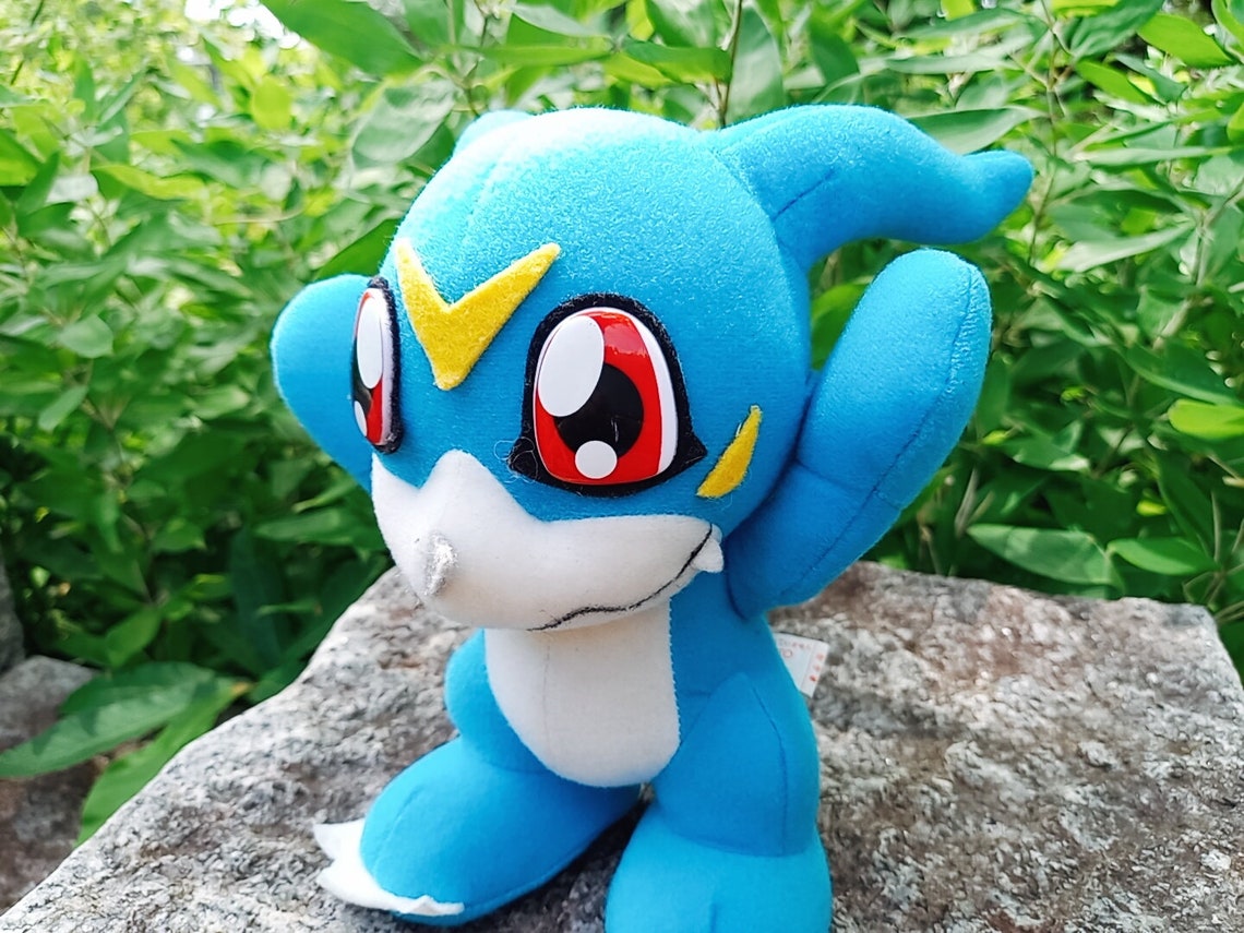 Vintage Veemon Plush Digimon from Japan | Etsy