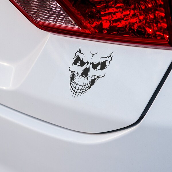 Skull Wall Decal - Etsy