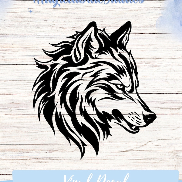 Wolf Wall Decal - Etsy