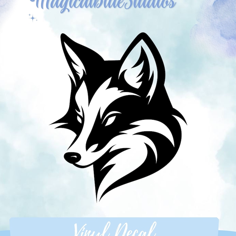 White Fox Logo Svg - Etsy