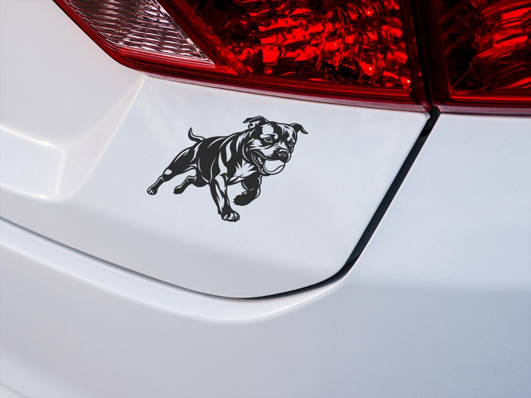 Staffordshire Bull Terrier Vinyl Decal Sticker Durable Glossy Decor - Etsy