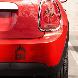 Speed Demon Car Decal Sticker - Flame Design Vinyl for Cars ...