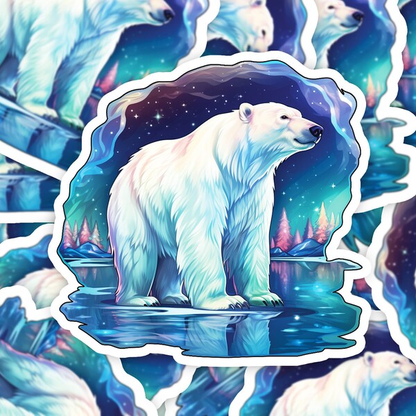 Polar Bear Decals - Etsy