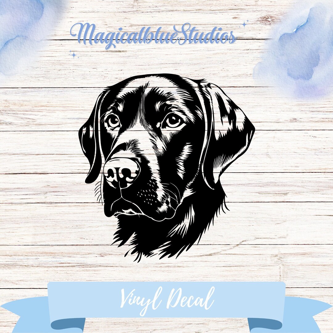 Labrador Dog Decal Sticker, Perfect for Cars Vans Trucks and More ...