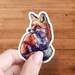 Angry Wolf Head Vinyl Decal Sticker - Fierce and Bold Predator Design ...