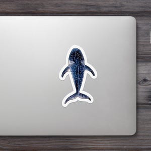 Whale Shark Sticker, Ocean Animal Decal, Marine Life Sticker, Sea ...