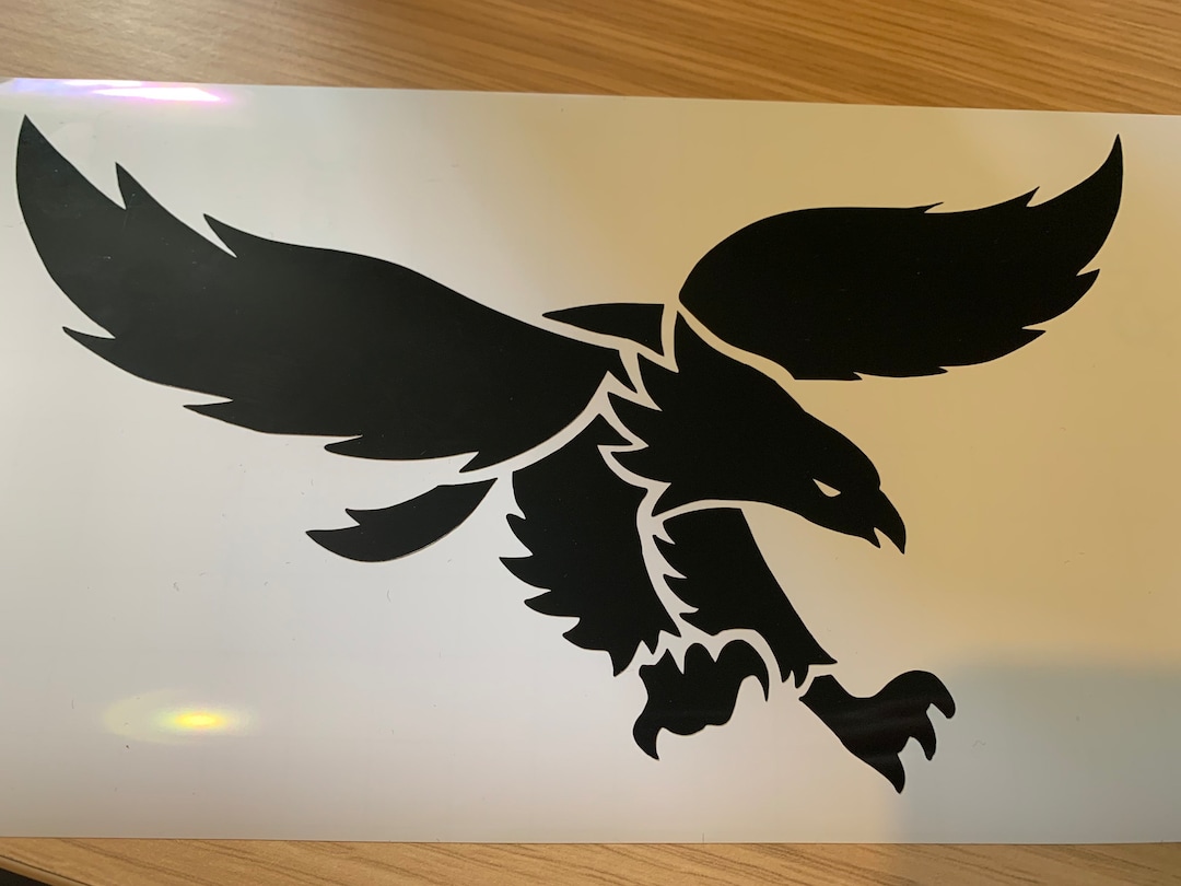 Flying Eagle Vinyl Sticker Waterproof Car Laptop Decal Bumper Bird ...