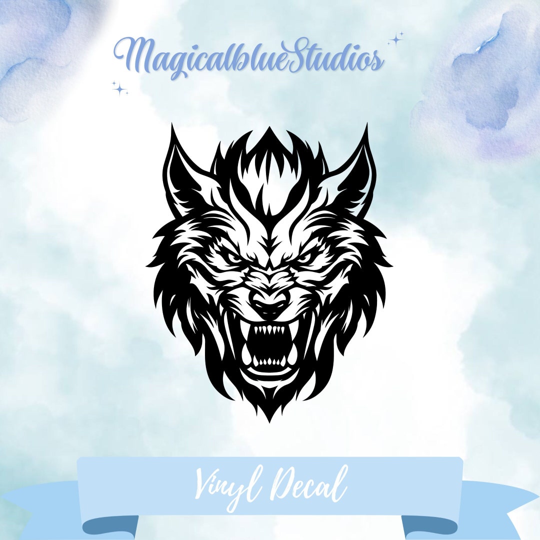Werewolf Vinyl Decal for Cars, Laptops, and More - Unique and ...