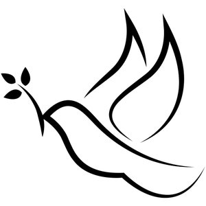 Dove Vinyl Decal, Dove Car Decal, 4 Designs, Multiple Sizes and Colours ...