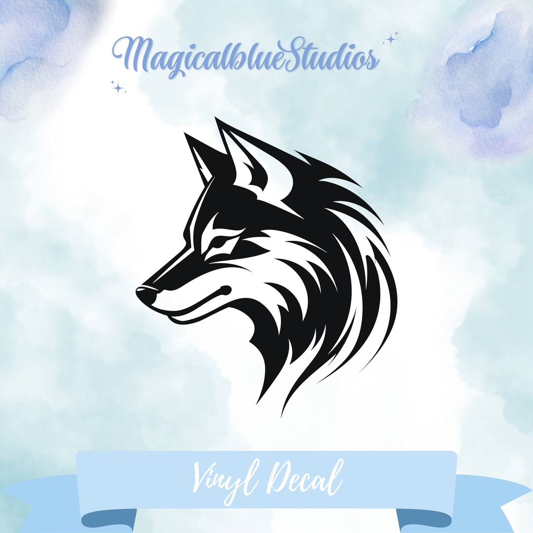 Wolf Vinyl Decal for Cars - Unique Car Accessory, Animal Lover Gift ...