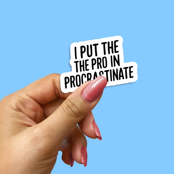 Procrastination - Etsy