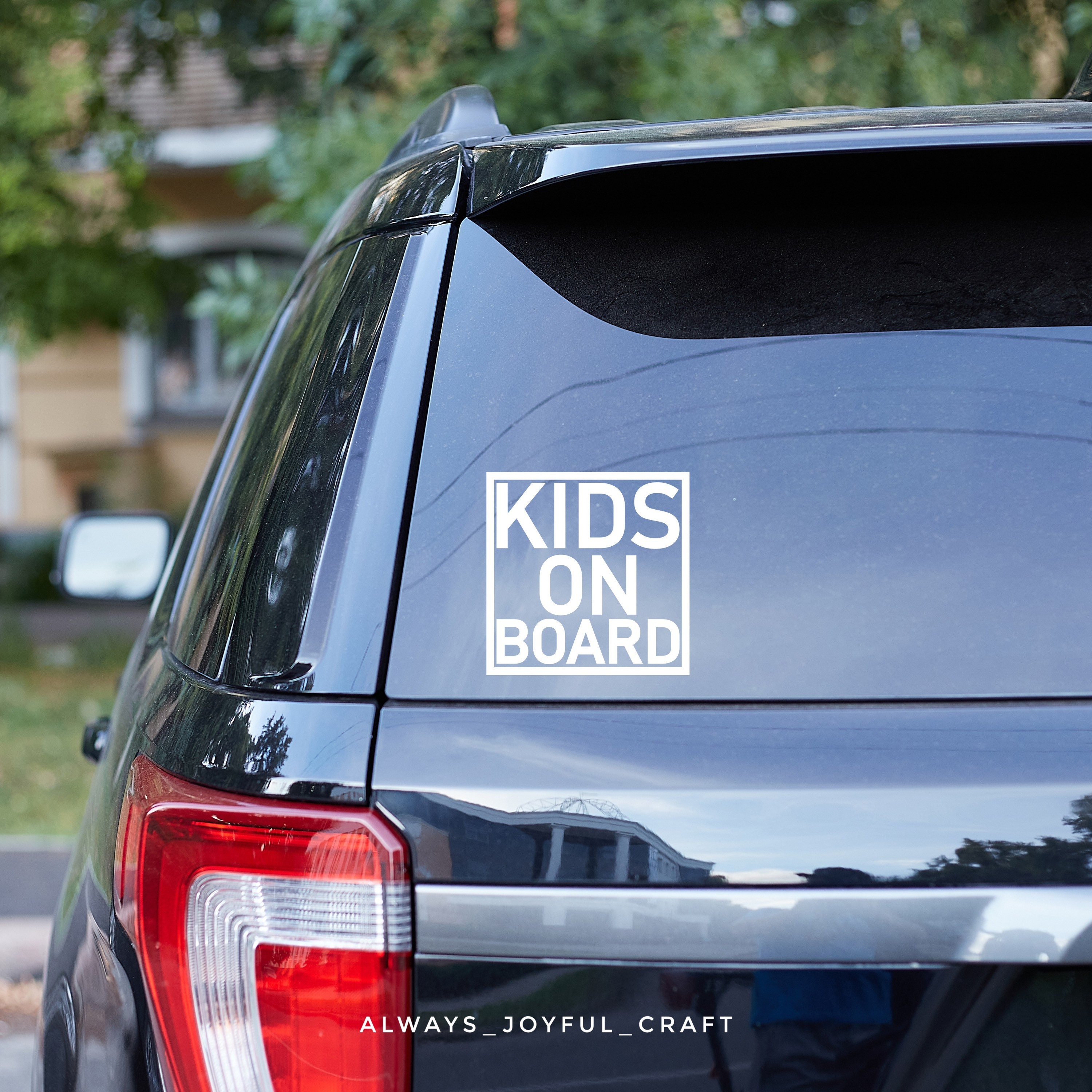 Kids on Board Decal/ Car Decal/ Bumper Sticker/ Vinyl Sticker/ Outdoor ...