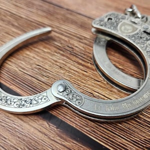 Custom Engraved Handcuffs / Police / Law Enforcement / Restraints - Etsy