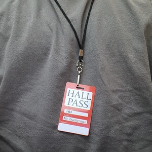 Hall Pass Lanyard Clip On - Etsy