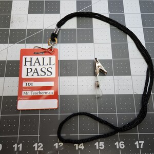 Hall Pass Lanyard Clip On - Etsy