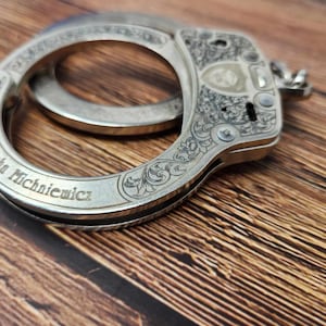 Custom Engraved Handcuffs / Police / Law Enforcement / Restraints - Etsy