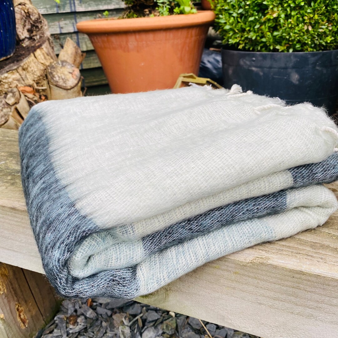 Yak Wool Blanket/ Living Room Throw /sofa Throw /travel Throw/ Rug ...