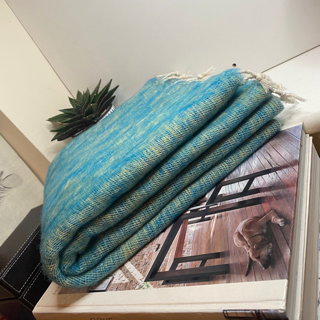 Yak Wool Blanket/ Living Room Throw /sofa Throw /travel Throw/ Rug ...