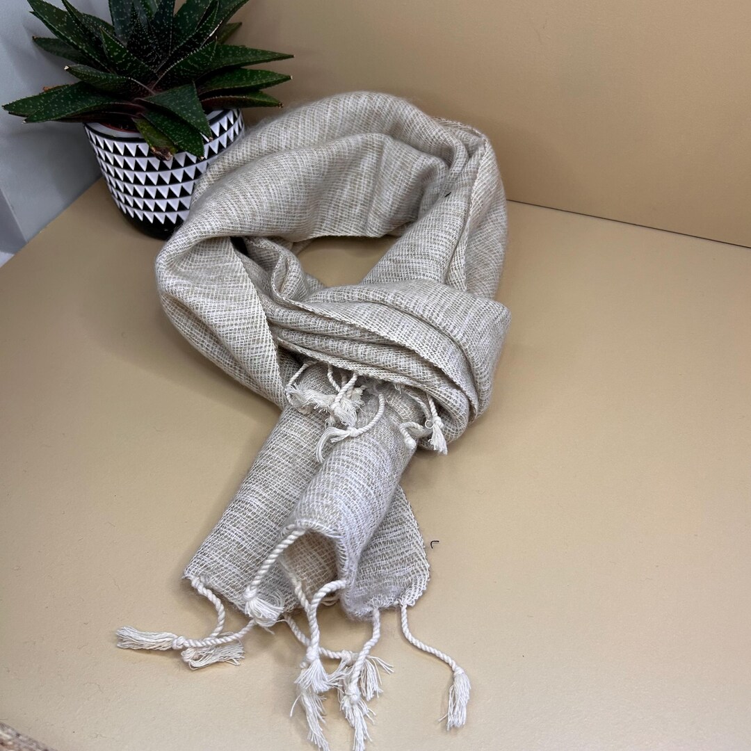 Soft Himalayan Yak Wool Scarf Muffler / Yakwool Scarves Handmade in ...