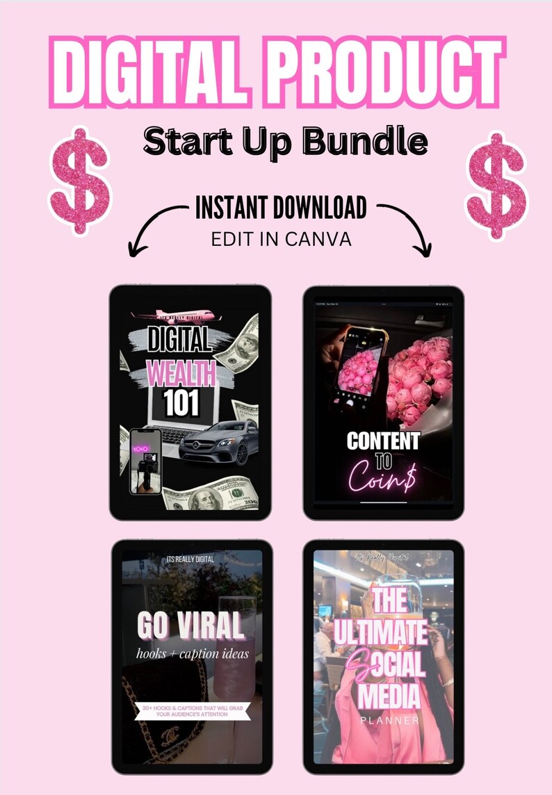 Digital Product Startup Bundle - Etsy