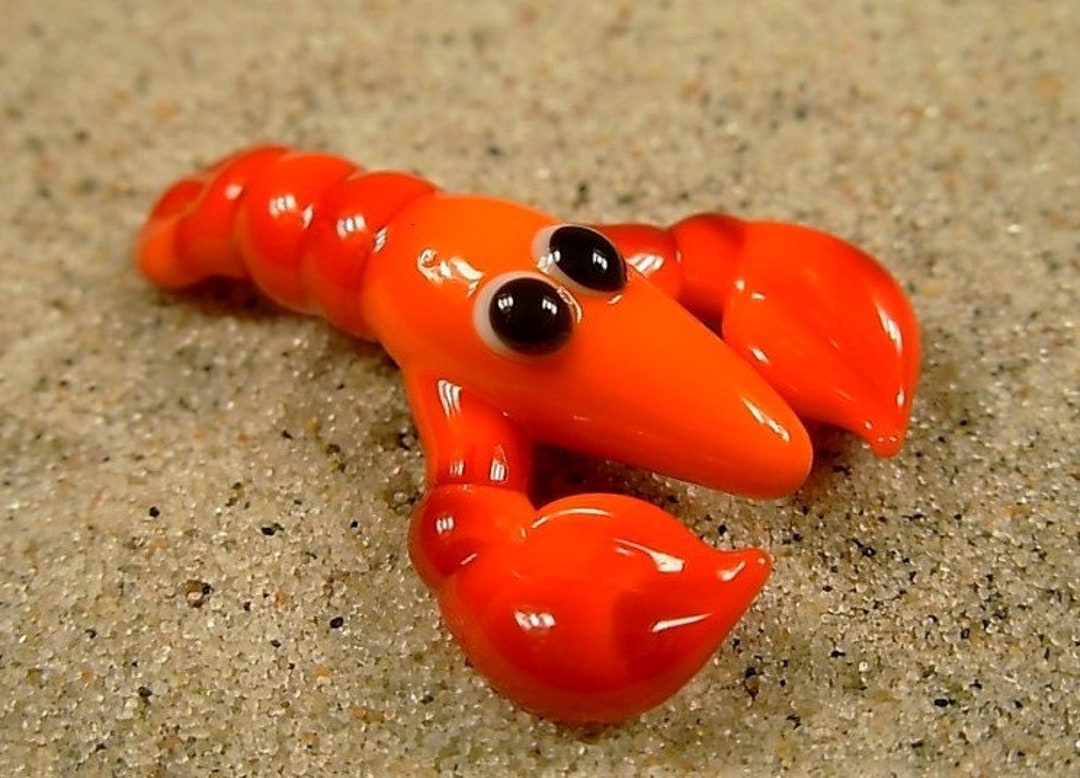 Crayfish - Glass Animal / Figurine, Size Approx. 28 Mm, Price for 1 ...