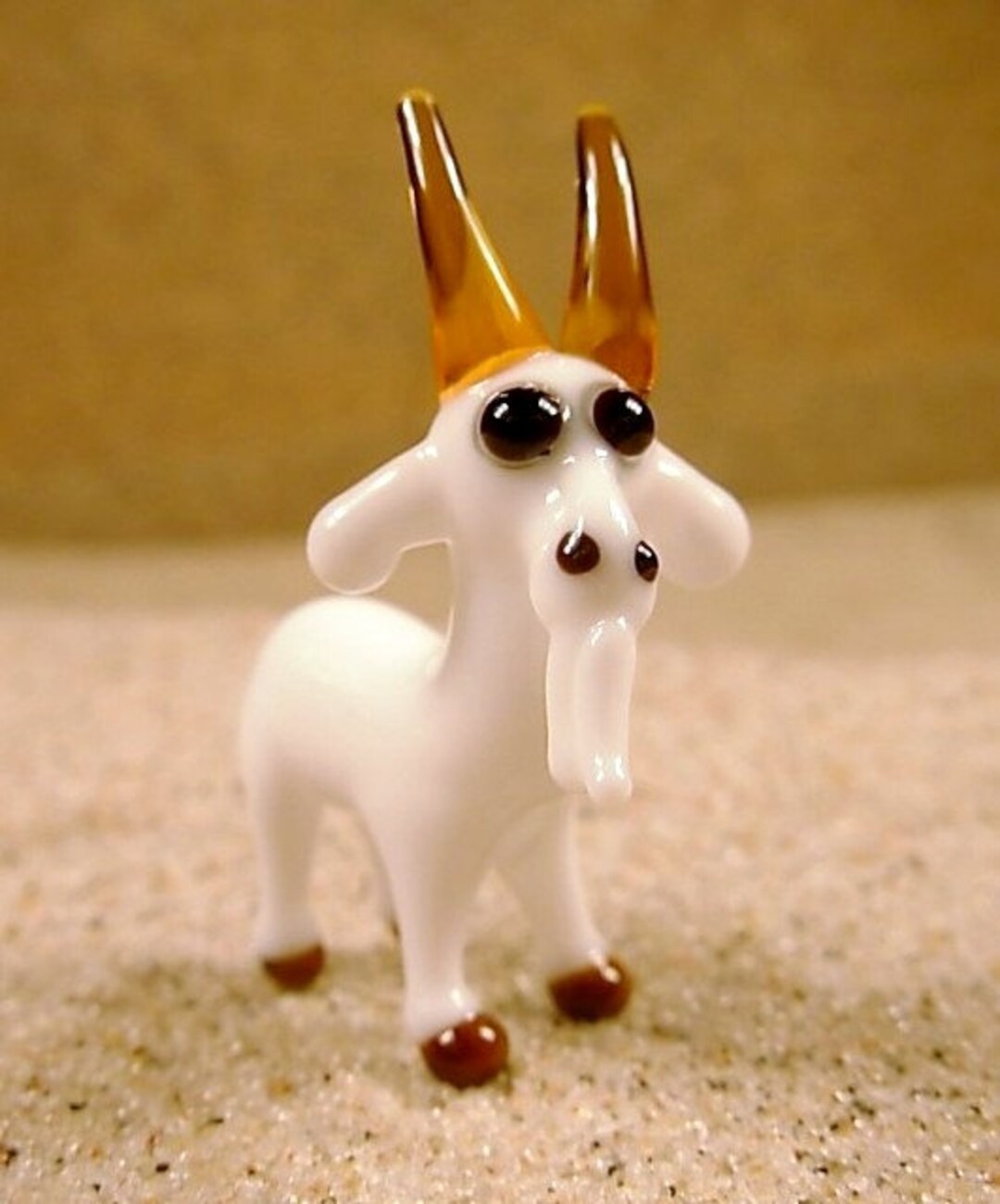Goat - Glass Animal / Figurine, Size Approx. 23x20x9 Mm, Price for 1 ...