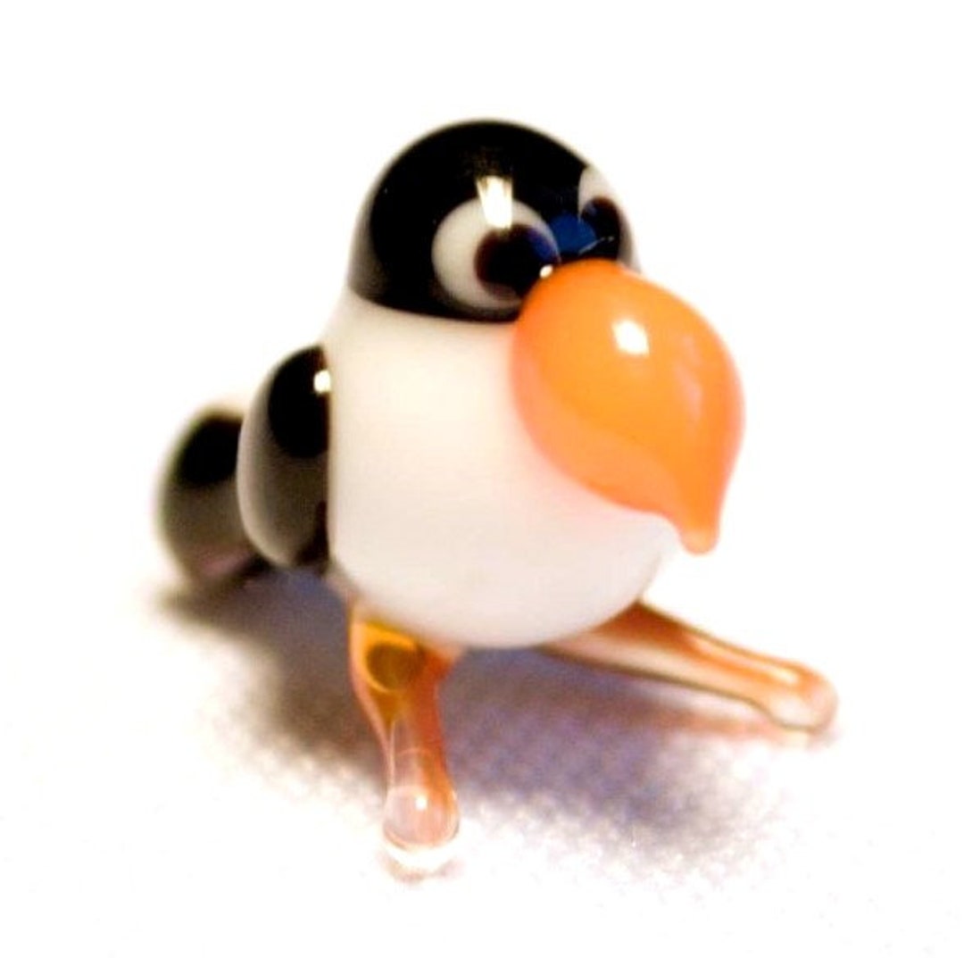 Puffin - Glass Animal / Figurine, Size Approx. 16 Mm, Price for 1 Piece ...
