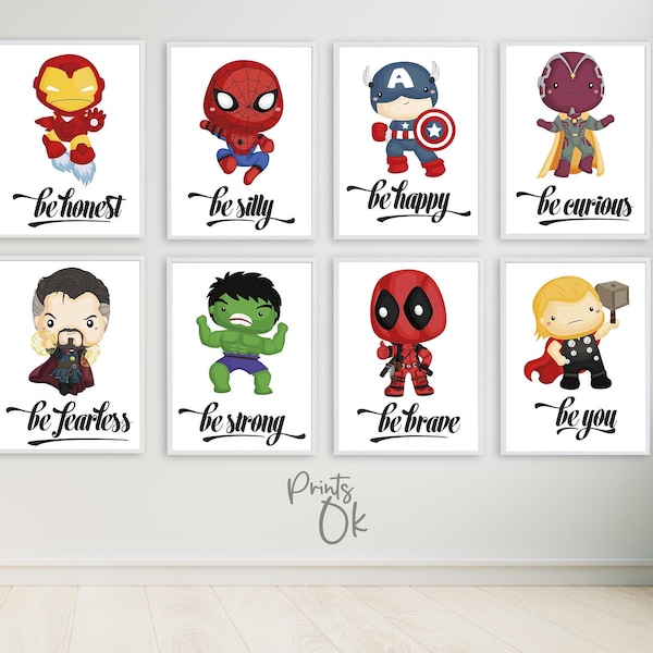 Superhero Room Decor - Etsy