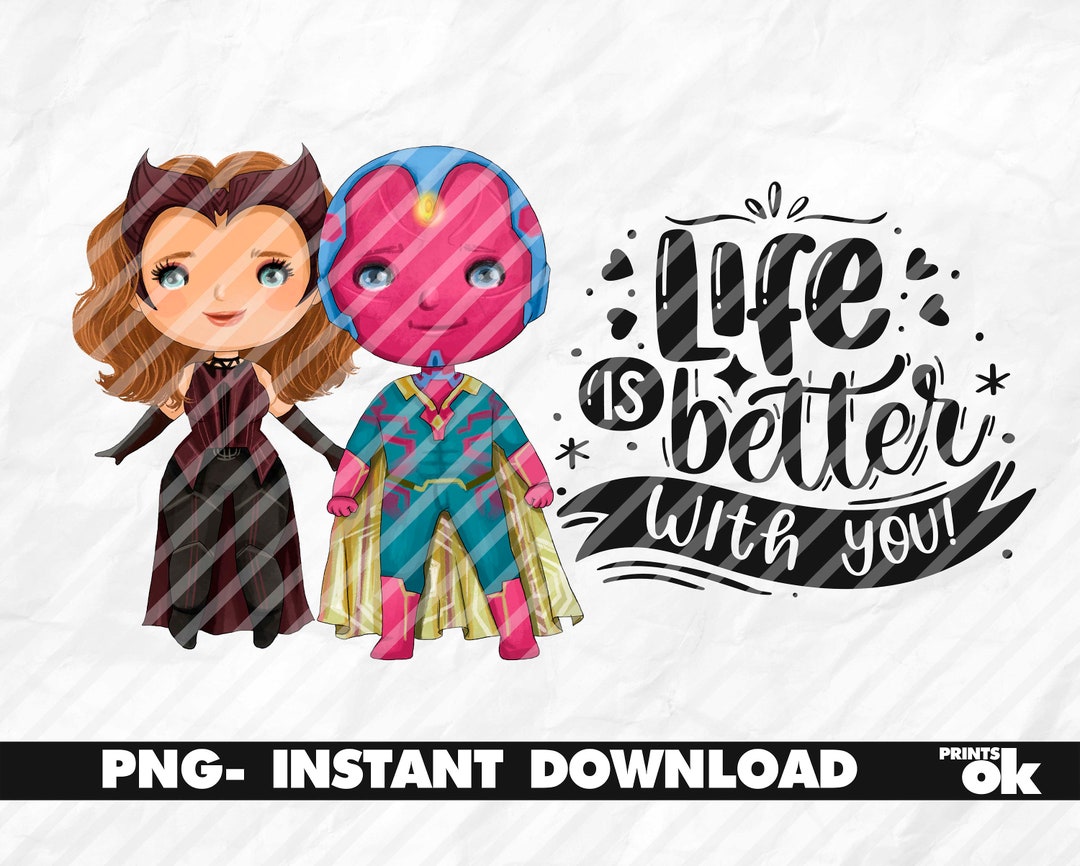 Wanda Vision Quote Sublimation, Wanda Vision Transfer, Marvel ...