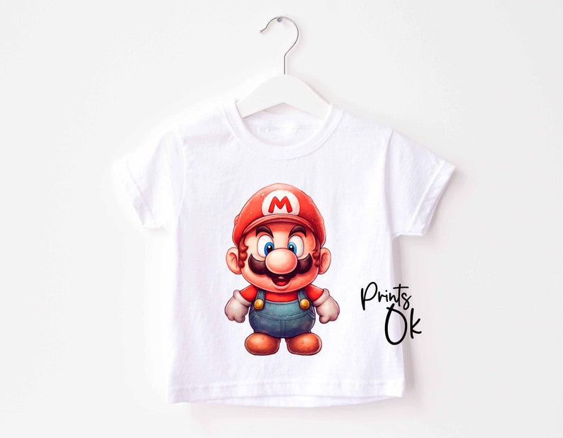 Mario PNG Mario Watercolor Super Mario File Sublimation PNG - Etsy