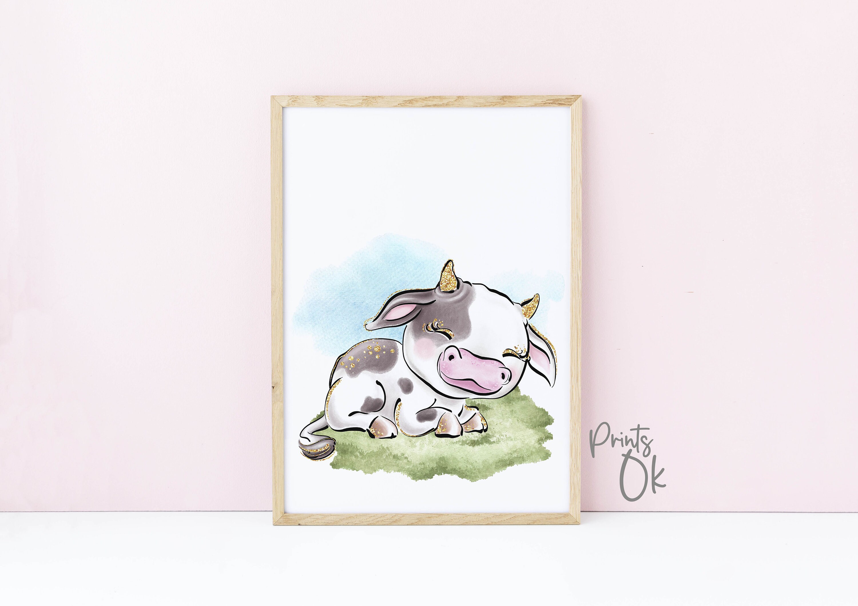 Set 6 Farm Nursery Decor Poster Farm Printable Animal Baby - Etsy