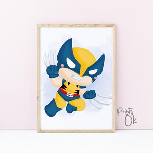 Set 8 Avengers Marvel Nursery Wall Art, Avengers Printable Decor ...