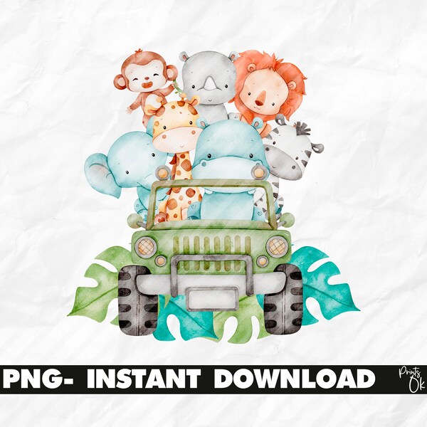 Cute Safari Png - Etsy