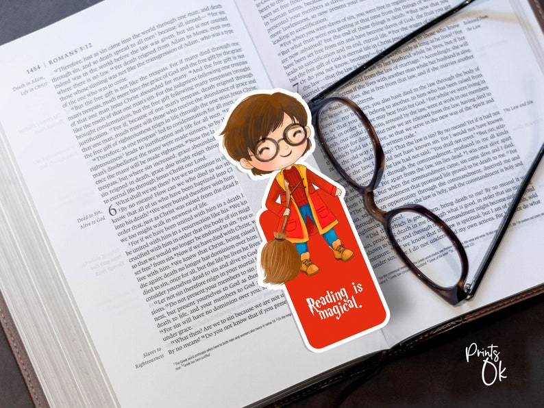 Set of 6 Wizarding World Printables Bookmarks Magic School | Etsy