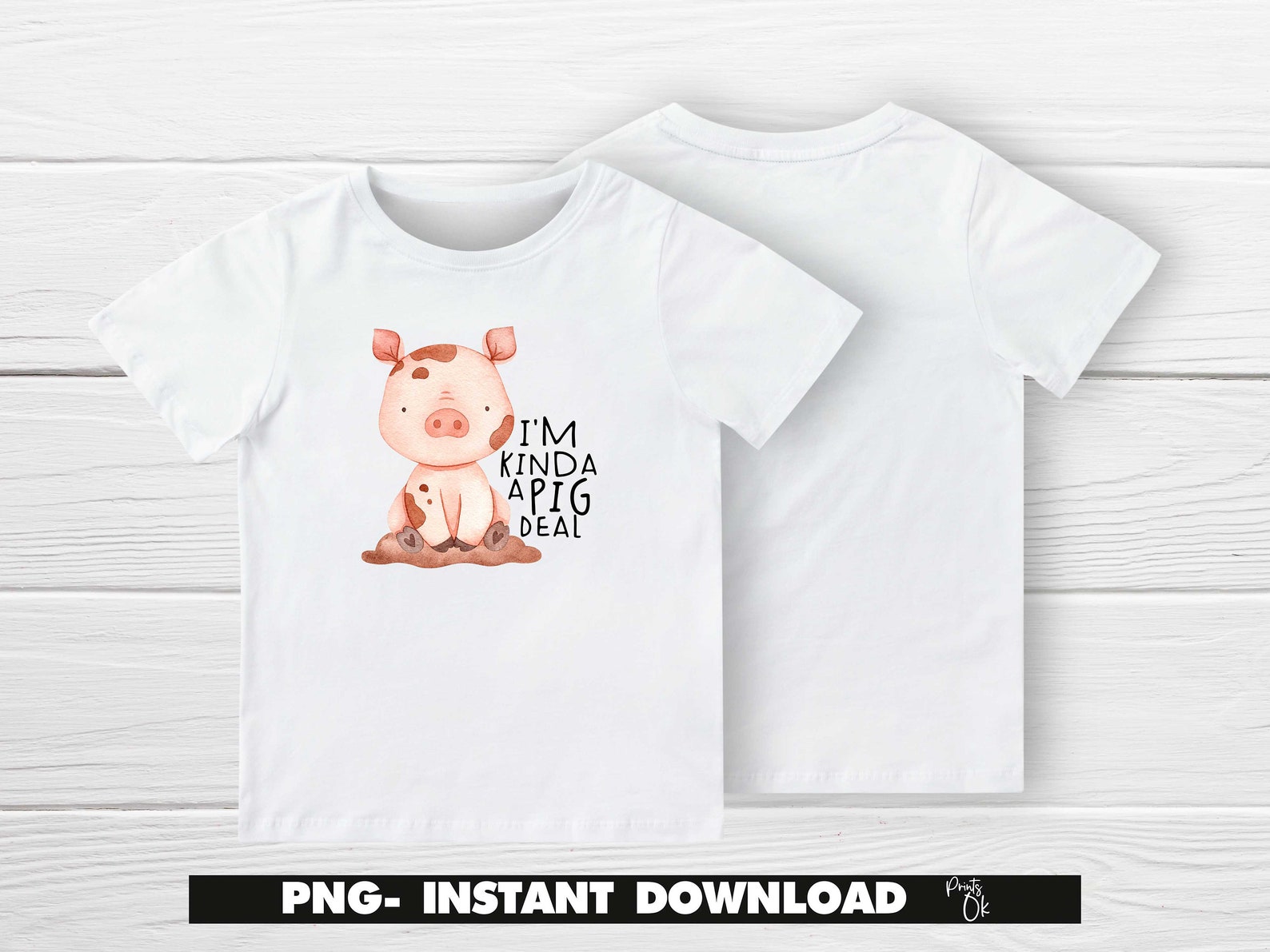 I'm Kinda A Pig Deal Prints Pig Designs Gifts Pig for - Etsy