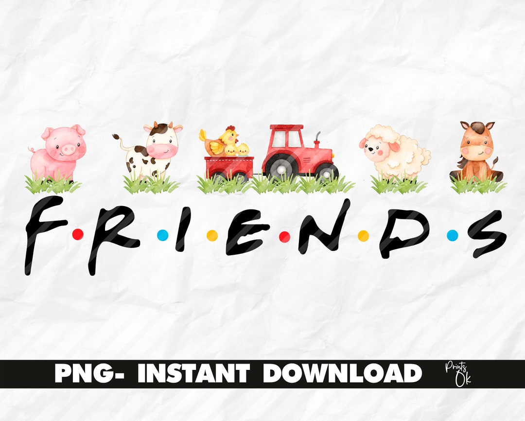 Farm Friends PNG, Animals Watercolor Printables, Baby Farm, Farm ...