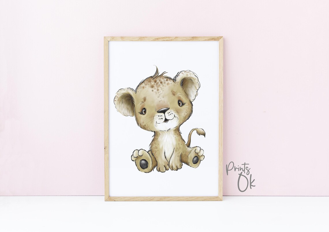 Baby African Animals Printables African Animals Nursery - Etsy