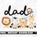 Dad Baby Safari Tshirt PNG Dad Safari Printable Cute Safari - Etsy