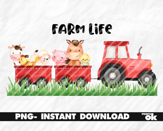 Farm Life File Sublimation Farm Prints Sublimation Farm Baby | Etsy