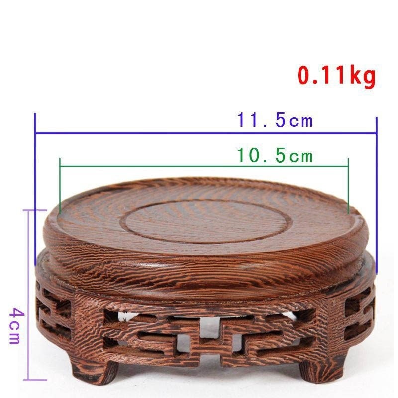 Vase Stand, Wooden Handmade Vase Stand, Wood Carving Vase Stand, Flower ...