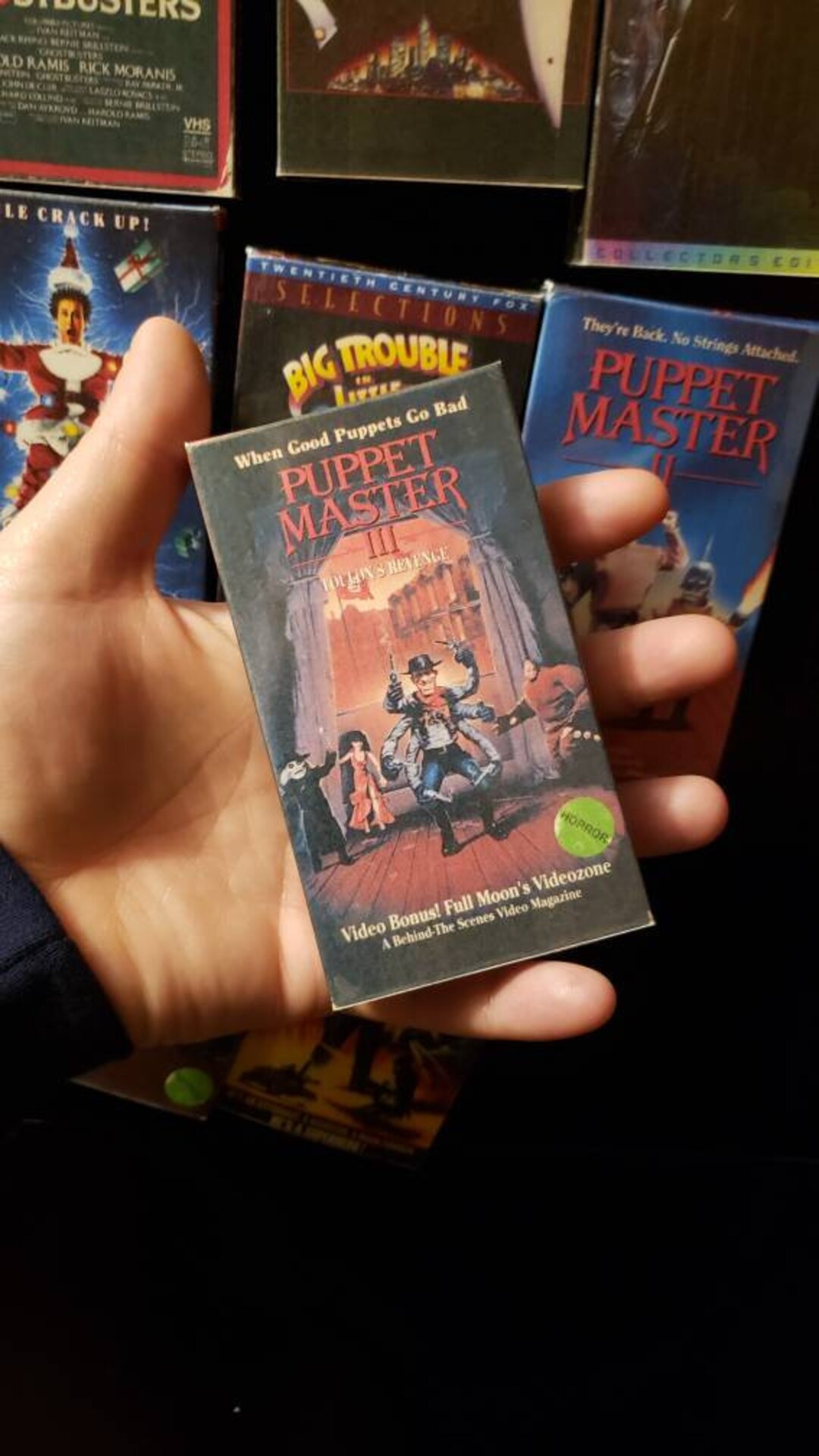 Puppet Master 3 VHS Magnet Over 2 1/2 Inches in Width and 4 1/2 in ...