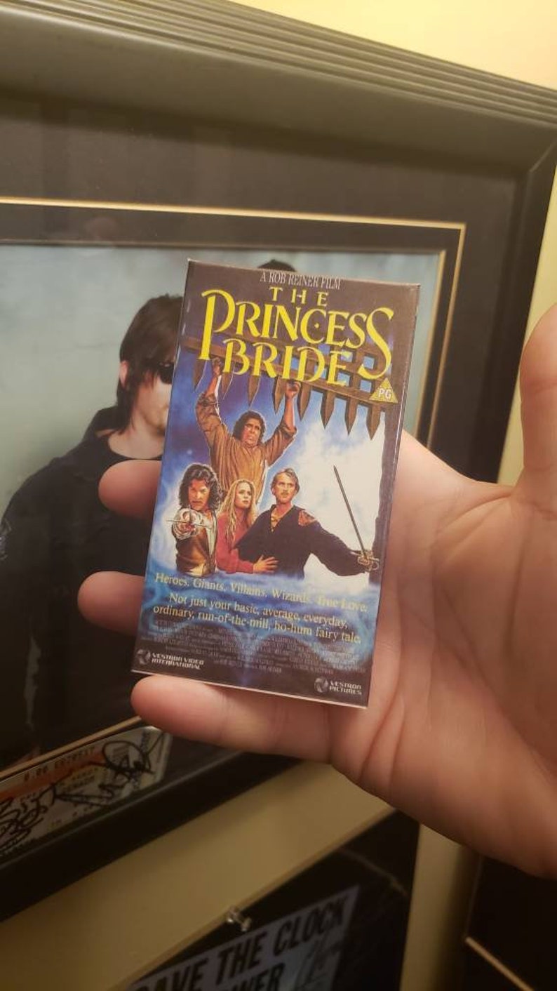 VHS Mini Movie Magnets Over '2 1/2 X 4 1/2' Lots of Titles to Choose ...