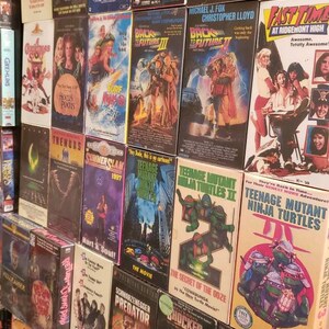 VHS Mini Movie Magnets '2 1/2 X 4 1/2' Lots of Titles to Choose From - Etsy