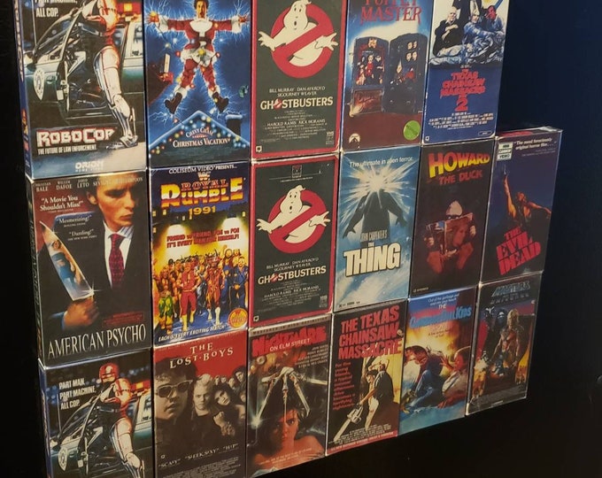 VHS Mini Movie Magnets Over '2 1/2 X 4 1/2' Lots of Titles to Choose ...
