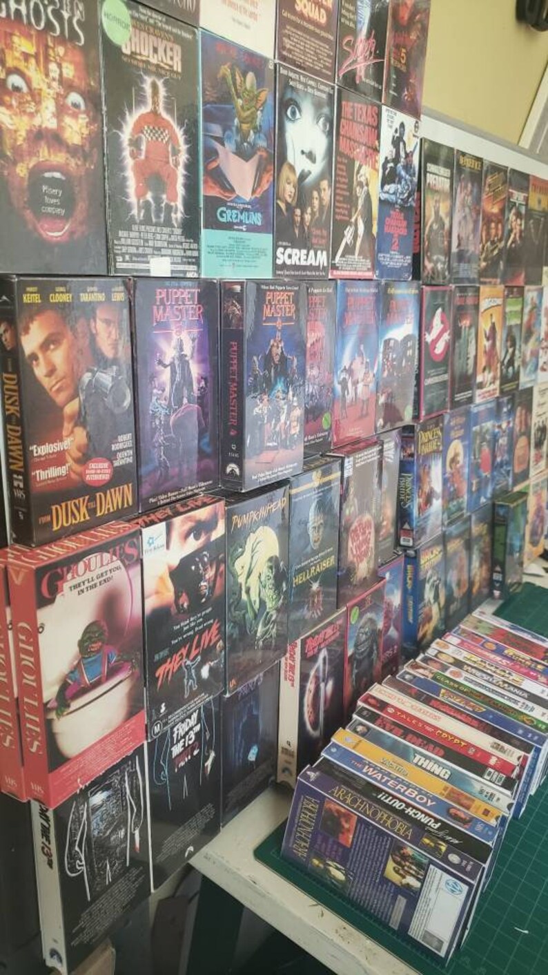 VHS Mini Movie Magnets Over '2 1/2 X 4 1/2' Lots of Titles to Choose ...