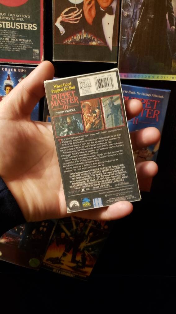 Puppet Master 3 VHS Magnet Over 2 1/2 Inches in Width and 4 - Etsy