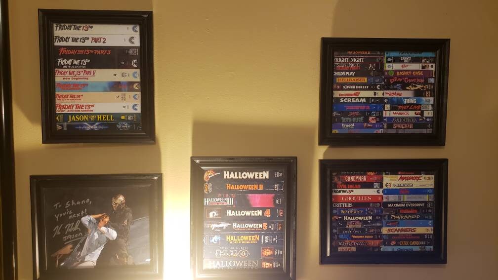 Vhs Spine Stack 8 X 10 Friday the 13th Print - Etsy