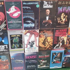 VHS Mini Movie Magnets Over '2 1/2 X 4 1/2' Lots of Titles to Choose ...