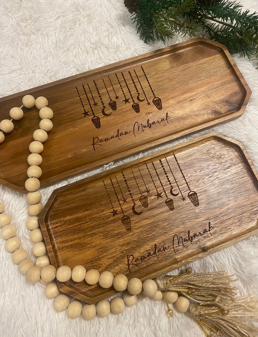 Ramadan Wood Serving Trays and Boards - Etsy