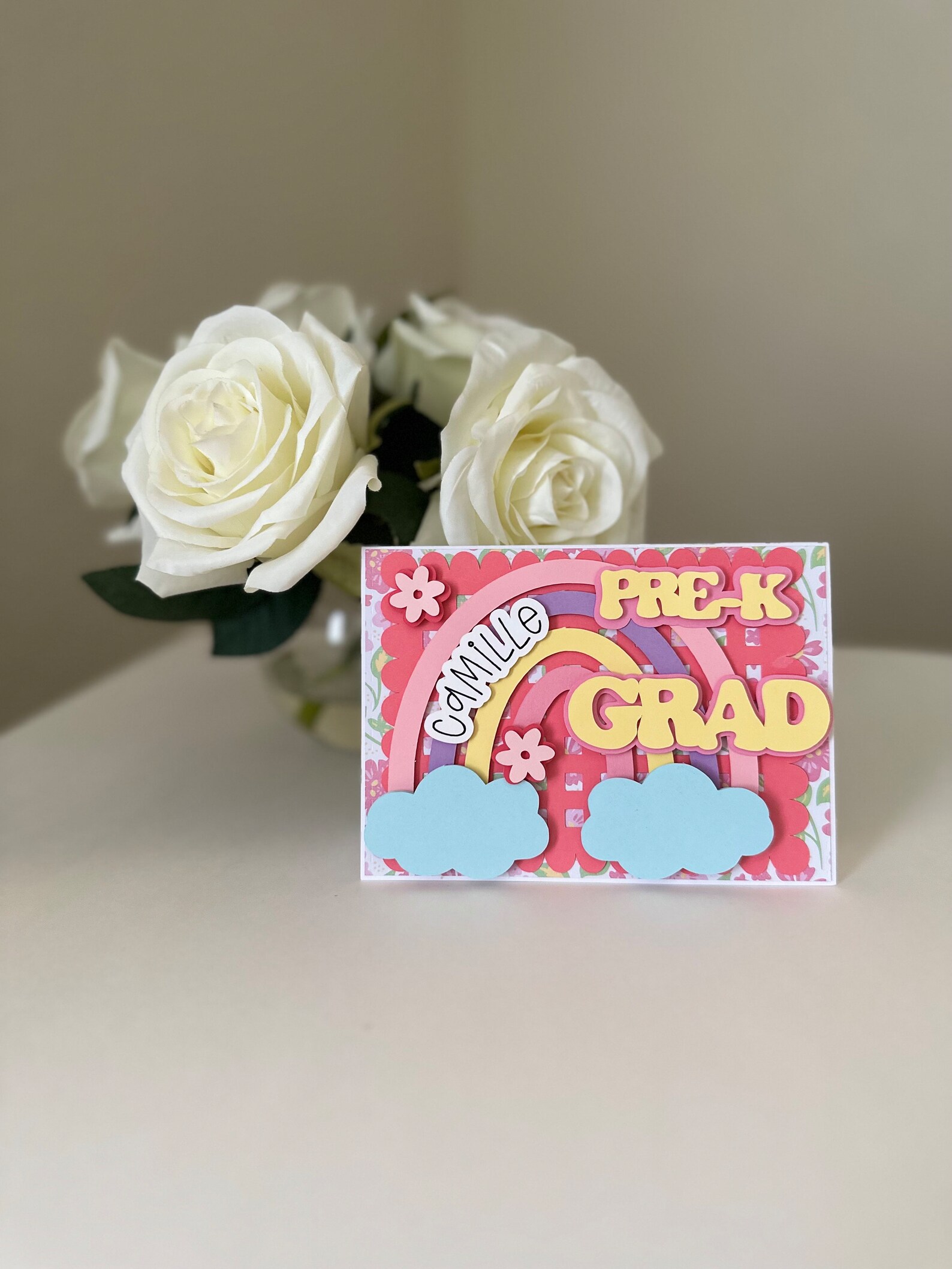 Prek Graduation Card | Girl Graduation Card | Personalized Card for ...